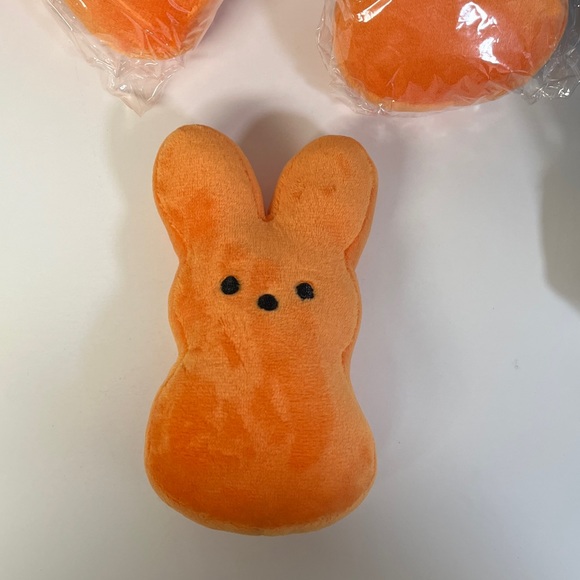 Toys | Orange Bunnypeeps Stuffed Animal Plush And Firm New In Bag 6 X ...
